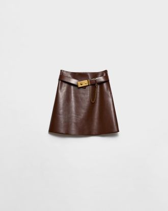 Prada Minirock aus Leder