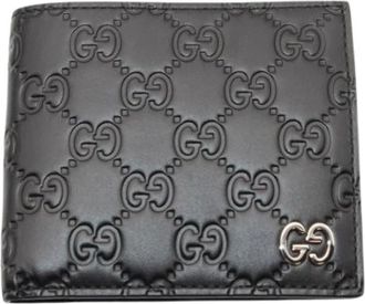 Gucci Portefeuille vintage bi-pli Pre-owned - Homme - Pre-owned - Noir - Taille: ONE Size