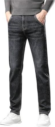 Generic Jean Homme Jeans Homme Week-End/Voyage Jean Hiver Casual en Velours C&ocirc;tel&eacute; - Pantalon Denim Chaud Ext&eacute;rieur pour Homme Confortable et &Eacute;l&eacute;gant