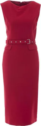 Pinko Robe Au Genou - Rouge