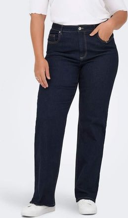 Only ONLY Curve - Jean ample - Bleu denim fonc&eacute;