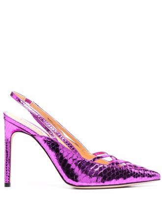 Giannico Spitze Pumps 110mm - Violett