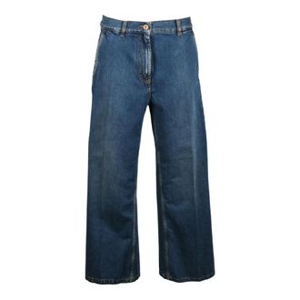 Aspesi 0160 G371 Wide Leg Denim Hosen - - Jeans - Damen - Blau - M
