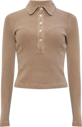 Citizens Of Humanity Femme, Tops, Brun, Taille: 40 FR Polo Chemises