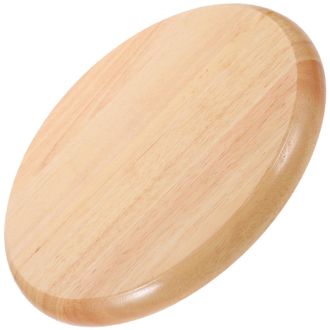 Angoily Runder Hocker Ersatzsitz aus Rubberwood Holzsitz Ersatzteil 29,5cm Barhocker Zubeh&ouml;r f&uuml;r Sitzm&ouml;bel Zuhause