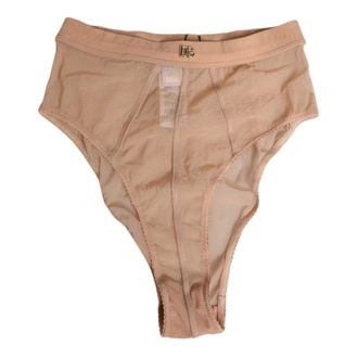 Dolce & Gabbana Homme, Sous-v&ecirc;tements, Beige, Taille: S Sheer Mesh High Waist Briefs