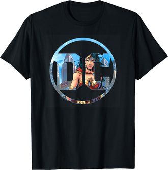 DC Comics Wonder Woman DC Comics Logo T Shirt T-Shirt