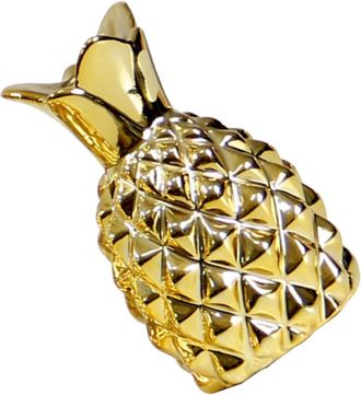 NUOBESTY Keramikvase Gold Ananas Design Blumenvase f&uuml;r Zimmerpflanzen Wohnzimmer K&uuml;chentisch Deko Vielseitige Tischvase f&uuml;r Esszimmer Schlafzimmer Kleines Deko