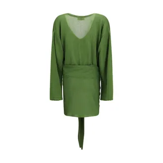 The Attico Womens Bicolor Viscose Casual Dress