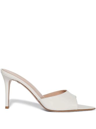 Gianvito Rossi mules Elle 85 mm - Blanc