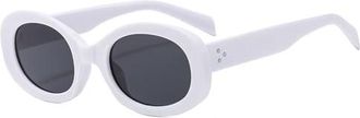 Generic Lunettes De Soleil Noires For Hommes Et Femmes, Idéales For Les Déplacements Quotidiens, Vacances Le Sport(White)