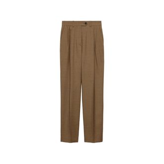 Prada Pleated Virgin-wool Trousers