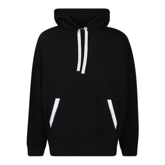 Palm Angels Cotton Hoodie - - Sweatshirts & Hoodies - Herren - Schwarzk - M