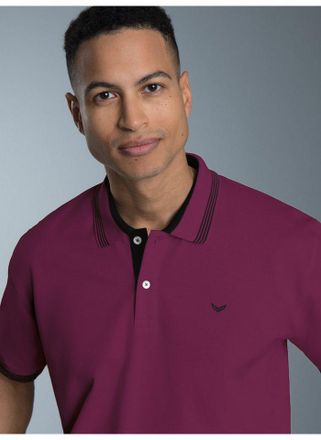 Trigema Poloshirt TRIGEMA Poloshirt mit kontrastfarbigen Akzenten (1-tlg)