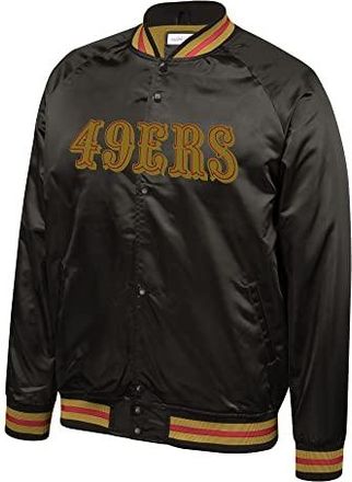 Mitchell & Ness M&N Lightweight Satin Varsity Veste - San Francisco 49ers
