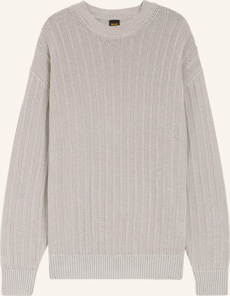 HUGO BOSS Pullover Kawaii Relaxed Fit grau