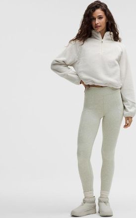 lululemon Legging taille haute Softy Suedey pour Femmes - 71 cm - Vert/Blanc/Pastel - Taille 10