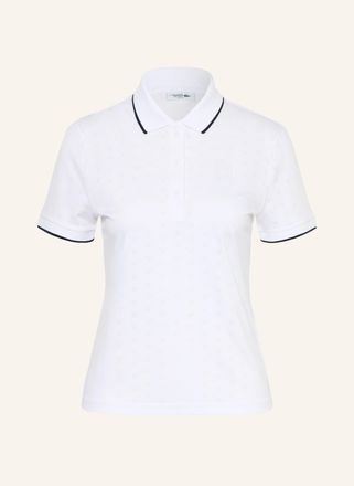 Lacoste Funktions-Poloshirt Tennis Heritage weiss
