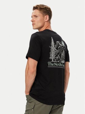 The North Face T-Shirt Monte Reg Ss NF0A8JAV Schwarz Regular Fit