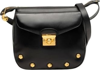 Ferragamo Sac port&eacute; &eacute;paule Pre-owned - Femme - Pre-owned - Noir - Taille: ONE Size