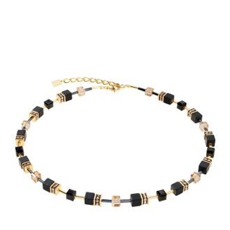 Coeur de Lion Halskette - GeoCUBE Halskette Onyx - Gr. unisize - in Schwarz - f&uuml;r Damen
