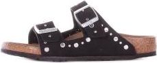 Birkenstock Femme, Chaussures, Noir, Taille: 36 EU Arizona Rivets
