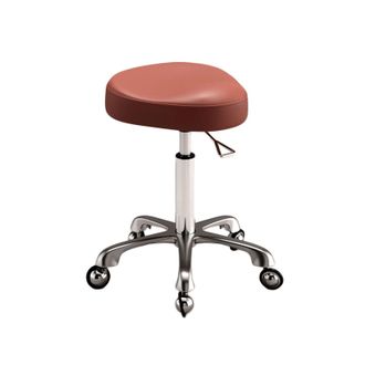 Generic Um 360&deg; drehbarer sattelf&ouml;rmiger Stuhl, ergonomische Sattelhockerr&auml;der, 400 Pfund Tragkraft, geeignet for Spa-Massage und medizinische &Auml;sthetik(Color-