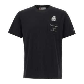 MC2 Saint Barth T-shirt Connor - Homme - Tops - Noir - Taille: L
