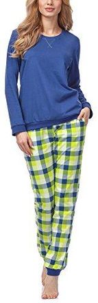 Cornette Ensemble de Pyjama pour Femme - 634 2016 (Jeans (Meggie), S)