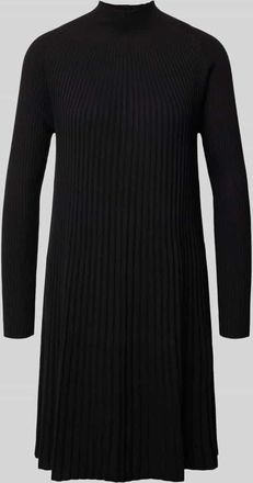 Hemisphere Knielanges Strickkleid aus Wolle mit Stehkragen