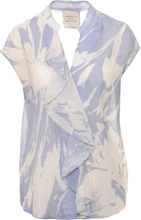 Alessia Santi Femme, Blouses et Chemises, Bleu, Taille: 40 FR Blouses