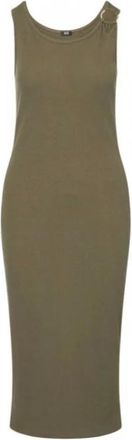 Liu Jo Femme, Robes, Vert, Taille: 44 FR Midi Dress