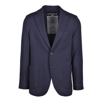 Circolo 1901 Blazer Stondata - - Jackets - Herren - Blau - M