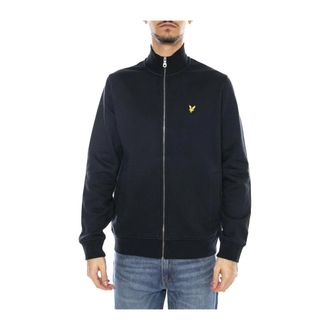 Lyle & Scott Brushback Full Zip Sweatshirt - - Sweatshirts & Hoodies - Herren - Blau - XL