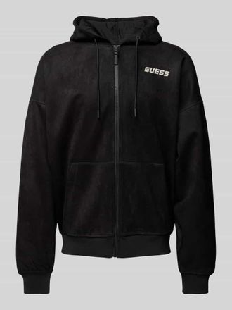Guess Sweatjacke mit Label-Detail Modell DARIL