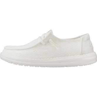Hey Dude Wendy Eyelet Lace Schuhe - - Shoes - Damen - Wei&szlig; - 39 EU