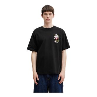 Kenzo Wild Tiger Besticktes Oversize T-Shirt - - Tops - Herren - Schwarzk - L