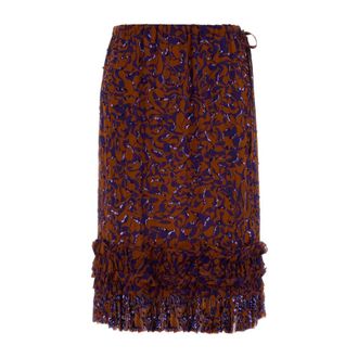 Dries Van Noten Scotts Skirt - - Skirts - Damen - Mehrfarbig - S