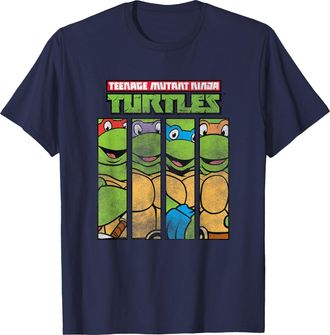 Teenage Mutant Ninja Turtles Gesicht Grid T-Shirt