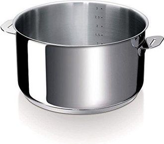 Beka Stielkasserolle, Edelstahl, Stahlgrau, 20 cm