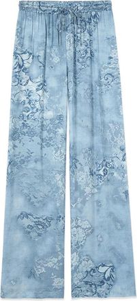 Oltre Femme, Jeans, Bleu, Taille: 42 FR Pantalon Palazzo