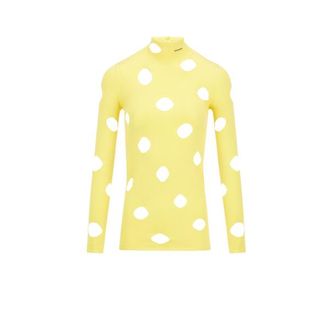 Prada Schnittmischpullover - Gelb