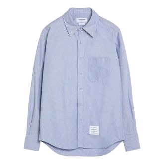 Thom Browne Homme, Chemises, Bleu, Taille: S Chemise &agrave; manches longues