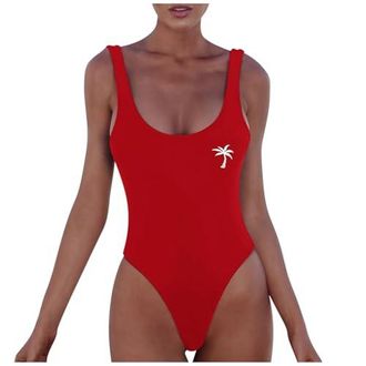 Generic Maillot De Bain Femme 1 Pieces- Maillot De Bain Une Pi&egrave;Ce,Maillots De Bain Femme Imprim&eacute; Col U Gainant Ventre Plat Monokinis Push Up Swimwear Pas Cher