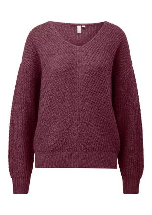 QS by s.Oliver Damen 2170525 Strickwaren, Strickpullover, 39W0, M, M