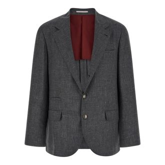 Brunello Cucinelli Herren, Jacken, Grau, 2XLGr&ouml;&szlig;e