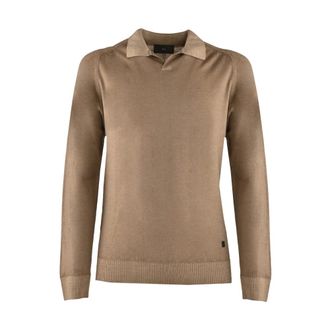 Liu Jo Homme, Pulls, Beige, Taille: 2XL Polo à col en V
