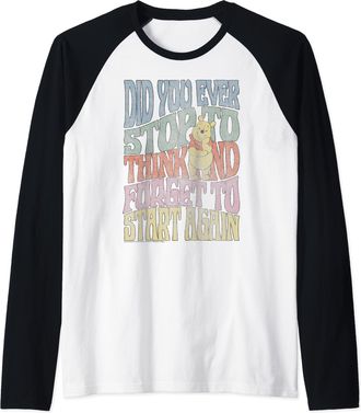 Disney Winnie The Pooh Forget To Start Again Raglan