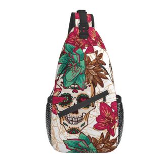 AOOEDM Daypack Sling Bag Sternmuster Brusttasche Diagonal Leichte Umhängetasche