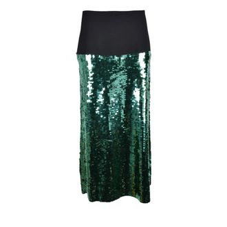 Erika Cavallini Semi Couture Midi-Rock - - Skirts - Damen - Gr&uuml;n - XS